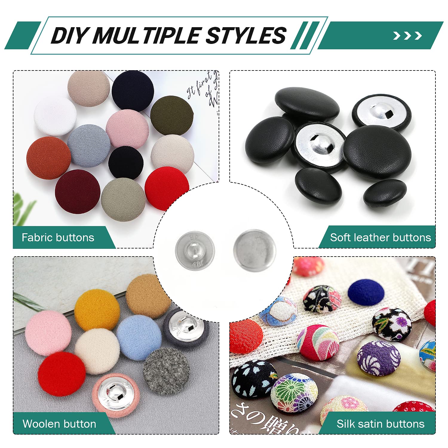 POWLAB Fabric Button Maker Machine,Button Maker Handmade Fabric Covered Button DIY Tool