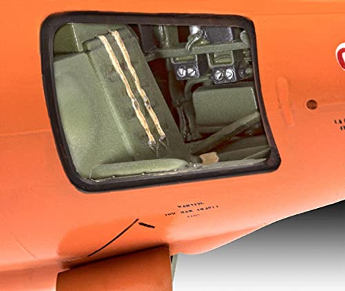 Revell RV03888 1:32 - Bell X-1 (First Supersonic) Plastic Model kit, Orange, 1/32