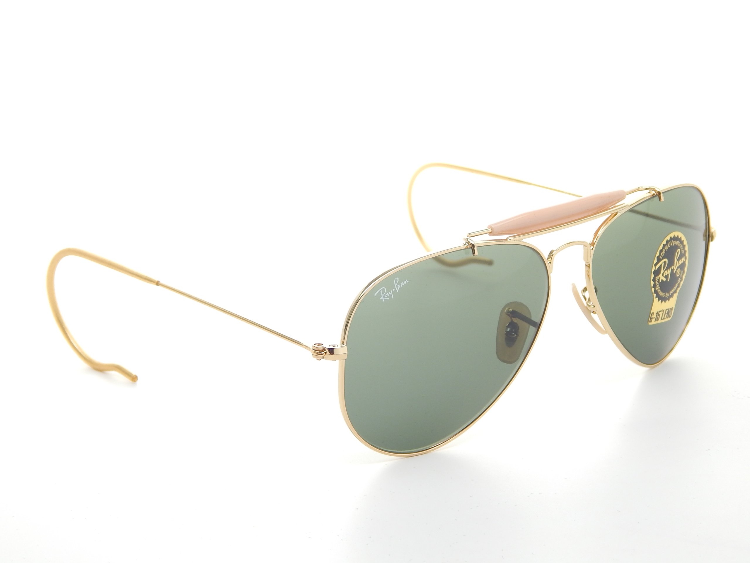 Ray Ban Outdoorsman RB3030 L0216 Gold/Green Classic 58mm Sunglasses