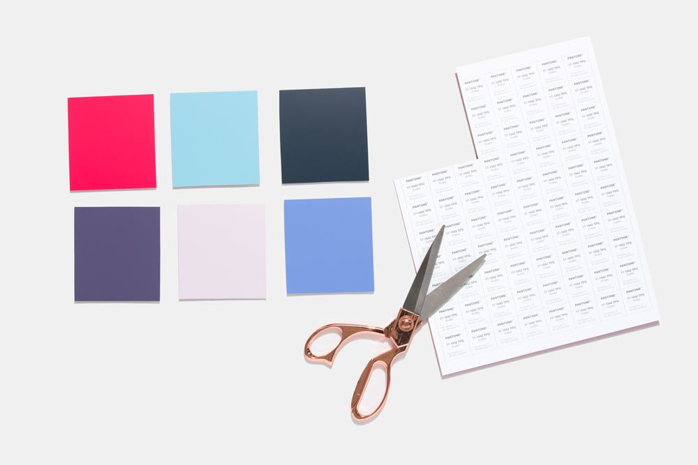 Pantone TPG 8.5X11 Sheet 17-4015 Infinity