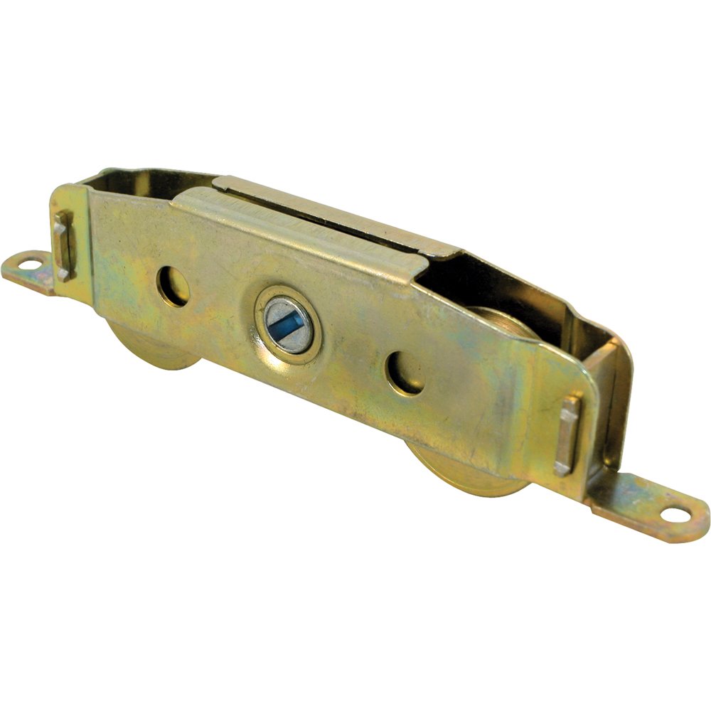 Prime-Line D 1607 Wheel Roller Assembly, Single Unit, Steel ā Tandem Wheels, Steel Ball Bearings, Fully Adjustable (Single Pack)