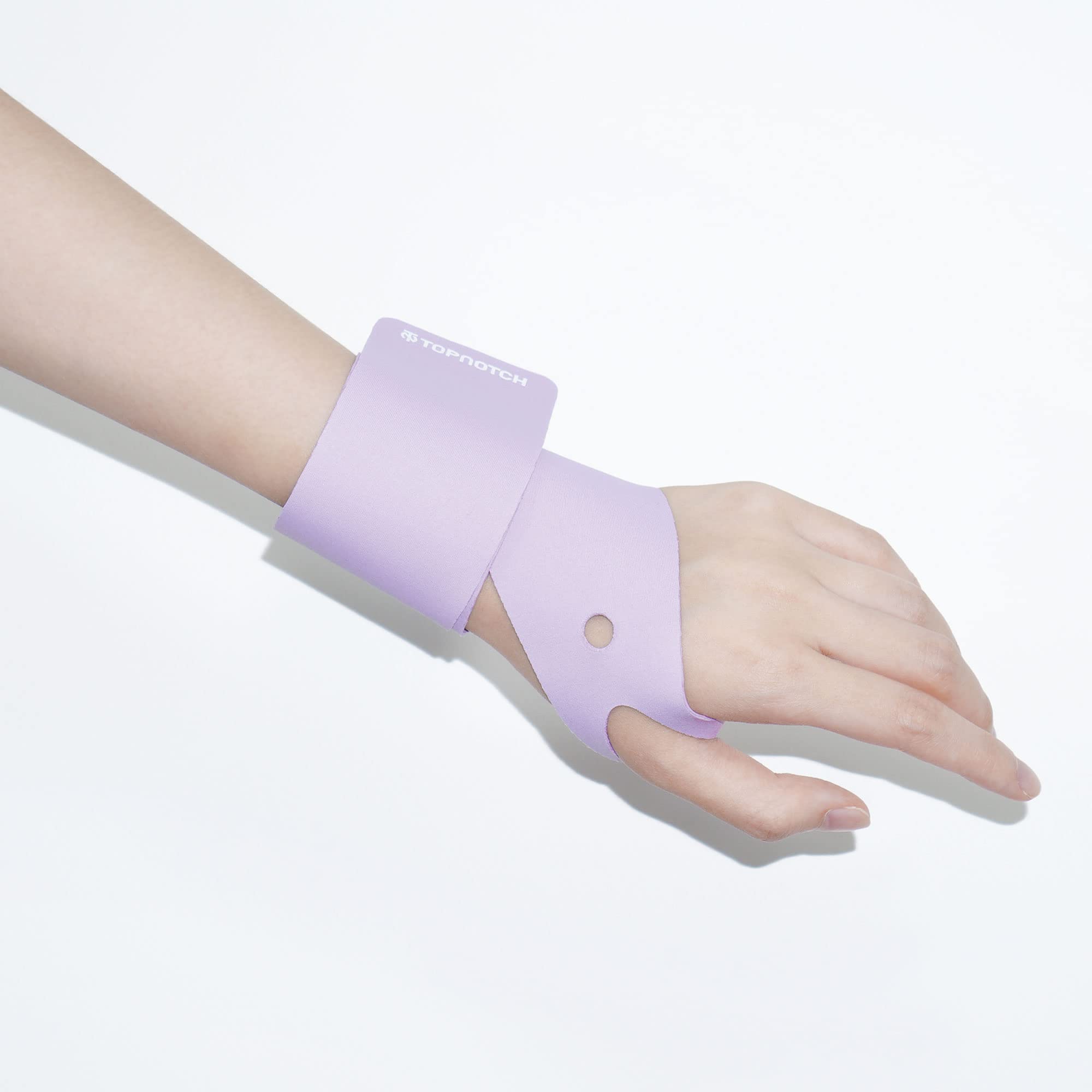 TopNotchGolf Ultra Thin Light Weight Adjustable Wrist Brace - For Both Men and Women, 24hours Comfort (Neon Pink)