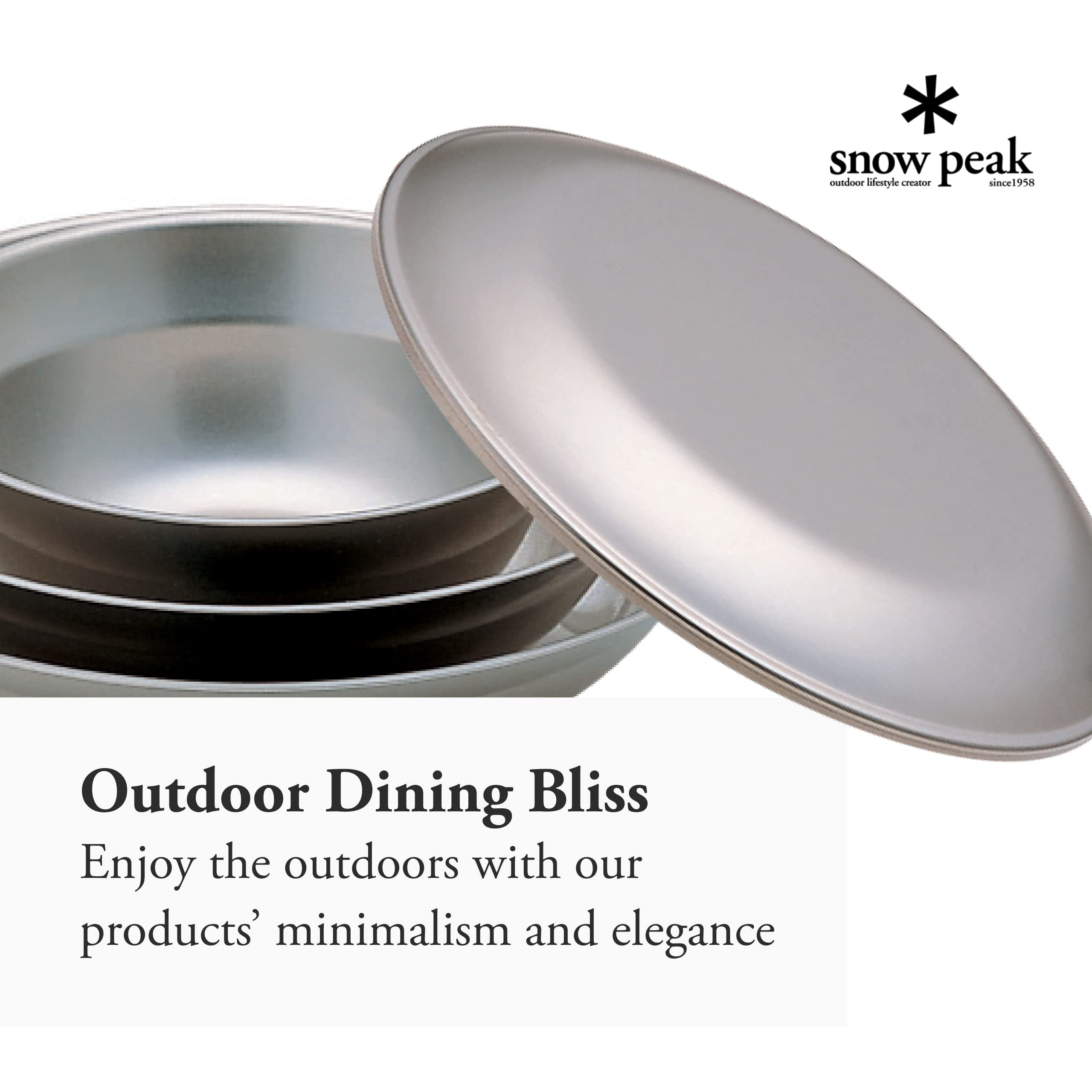 Tableware Set - Ultralight, Stainless Steel Camping Cookware Set - Durable Kitchenware Set with Four Dish Sets & Mesh Bag - Family