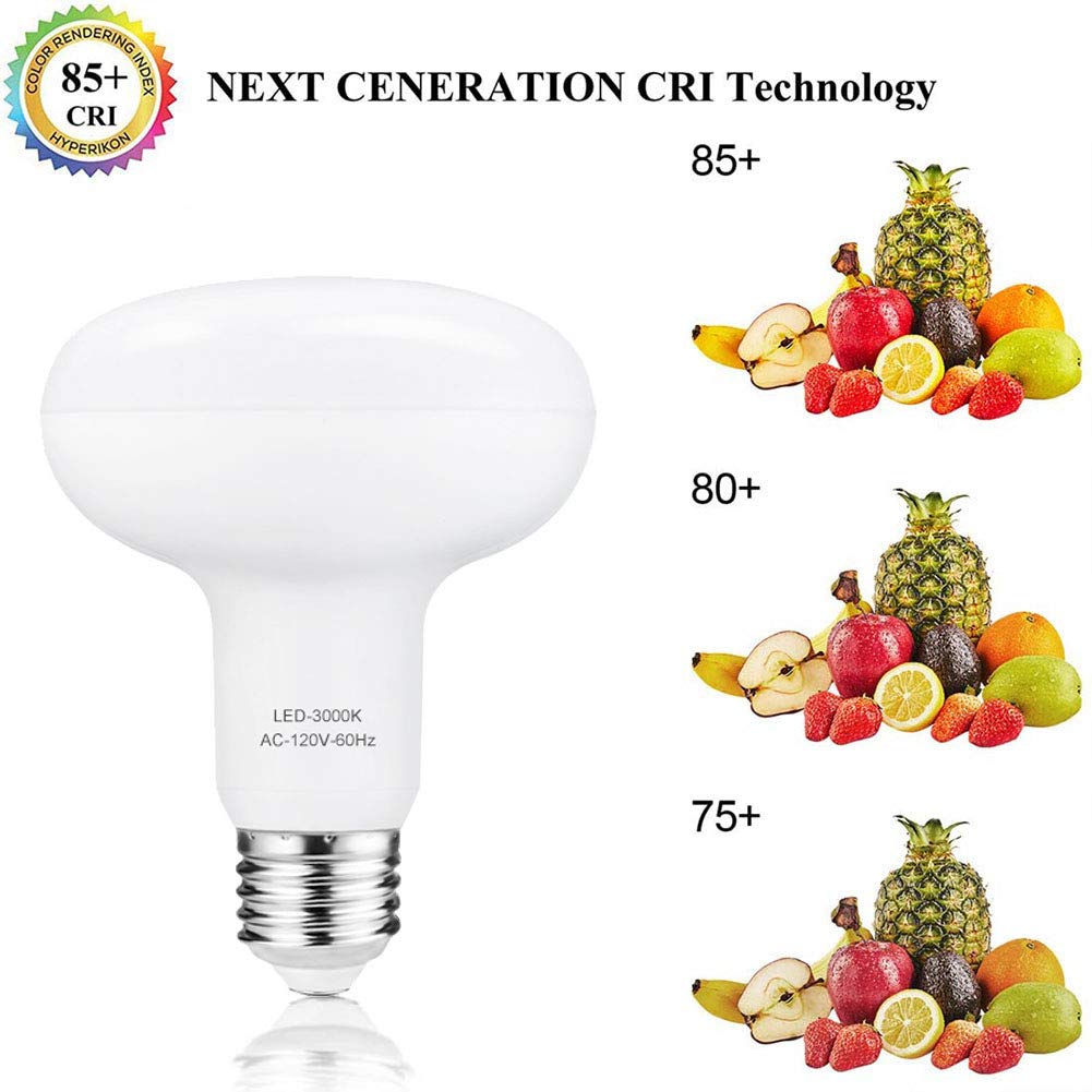 Small frog LED Bulb R30 or BR30, 12W (100W Equivalent), 1200 Lumens, Upgrade for 100W Bulb, 3000K Soft White Color, for Recessed Can Use, Wide Flood Light, Dimmable, (Pack of 4)