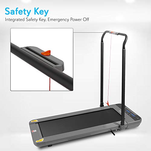 SereneLife Folding Digital Display Electric Treadmill β Fitness Training Cardio Equipment for Home Workouts, Jogging, Walking Exercise β Compact Minimal Profile Running Belt