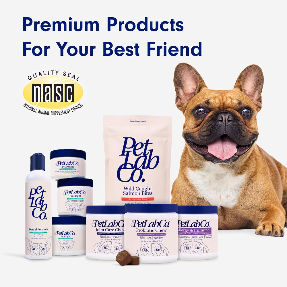 Petlab Co. Anal Gland Support β Target Scooting & Fishy Odor - Supports Anal Gland Health While Helping to Optimize Stool Consistency - Easy to Use Powder