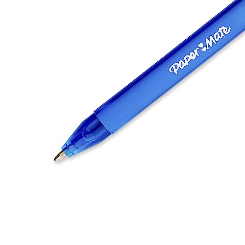 Paper Mate 6310187 ComfortMate Retractable Ballpoint Pens, Medium Point, Blue, 12 Count