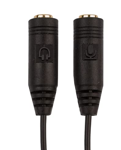 REYTID Replacement Splitter Cable Compatible with Sennheiser Gaming Headset GSP 300, 350, 500, 600 Compatible with Xbox One / PS4 - Convert PC Mac Adapter