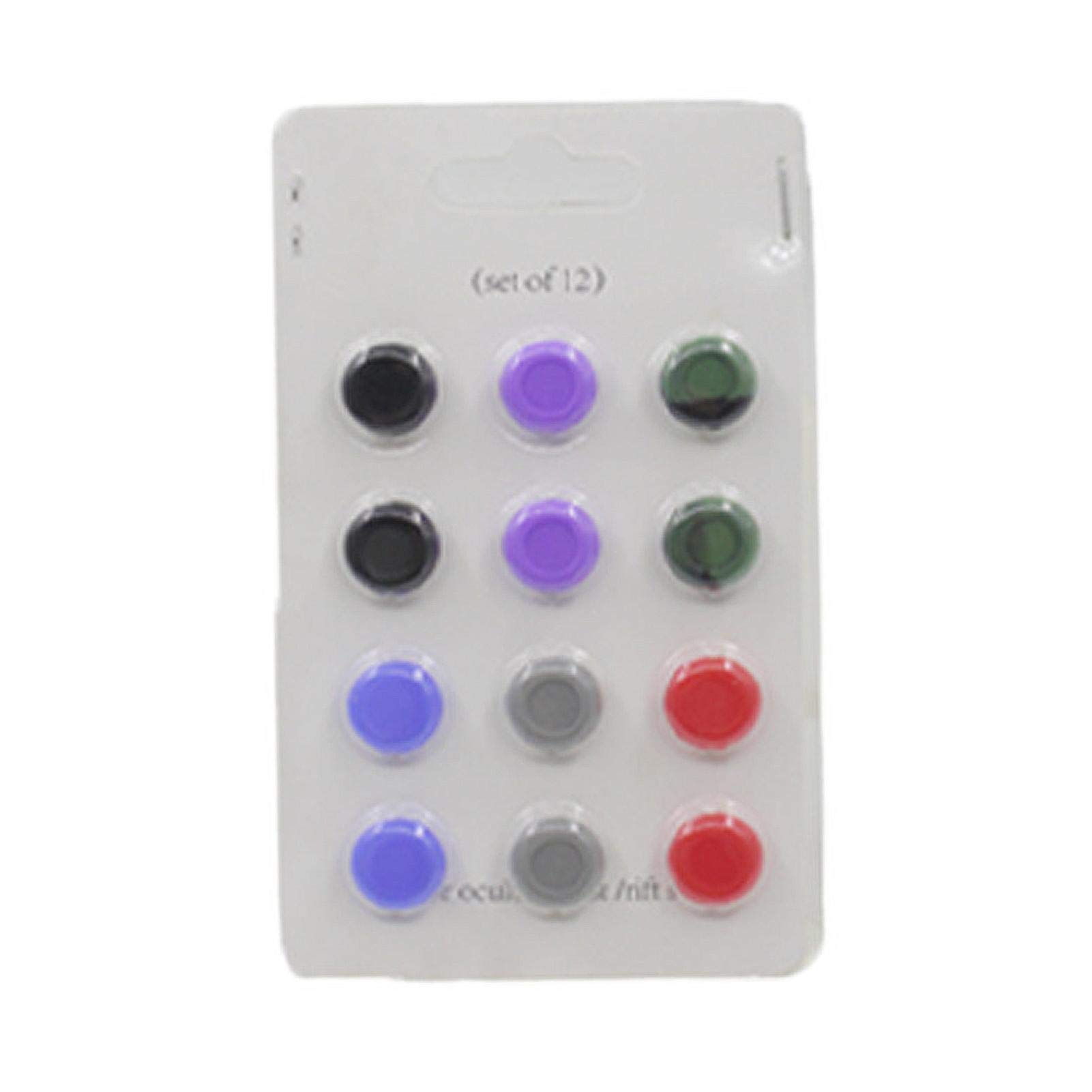 Silicone Thumbstick Caps for Oculus Quest 2 VR, Touch Controller Accessories Replacement Parts Soft Thumb Grip Cap Cover Multiple Colour, Silicone VR Protect Cover Anti-Skid Cap