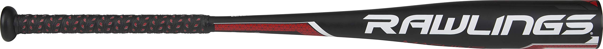 Rawlings Machine USA Youth Baseball Bat, 29 inch (-8), Black, Model Number: MODUS8MC8-29/21