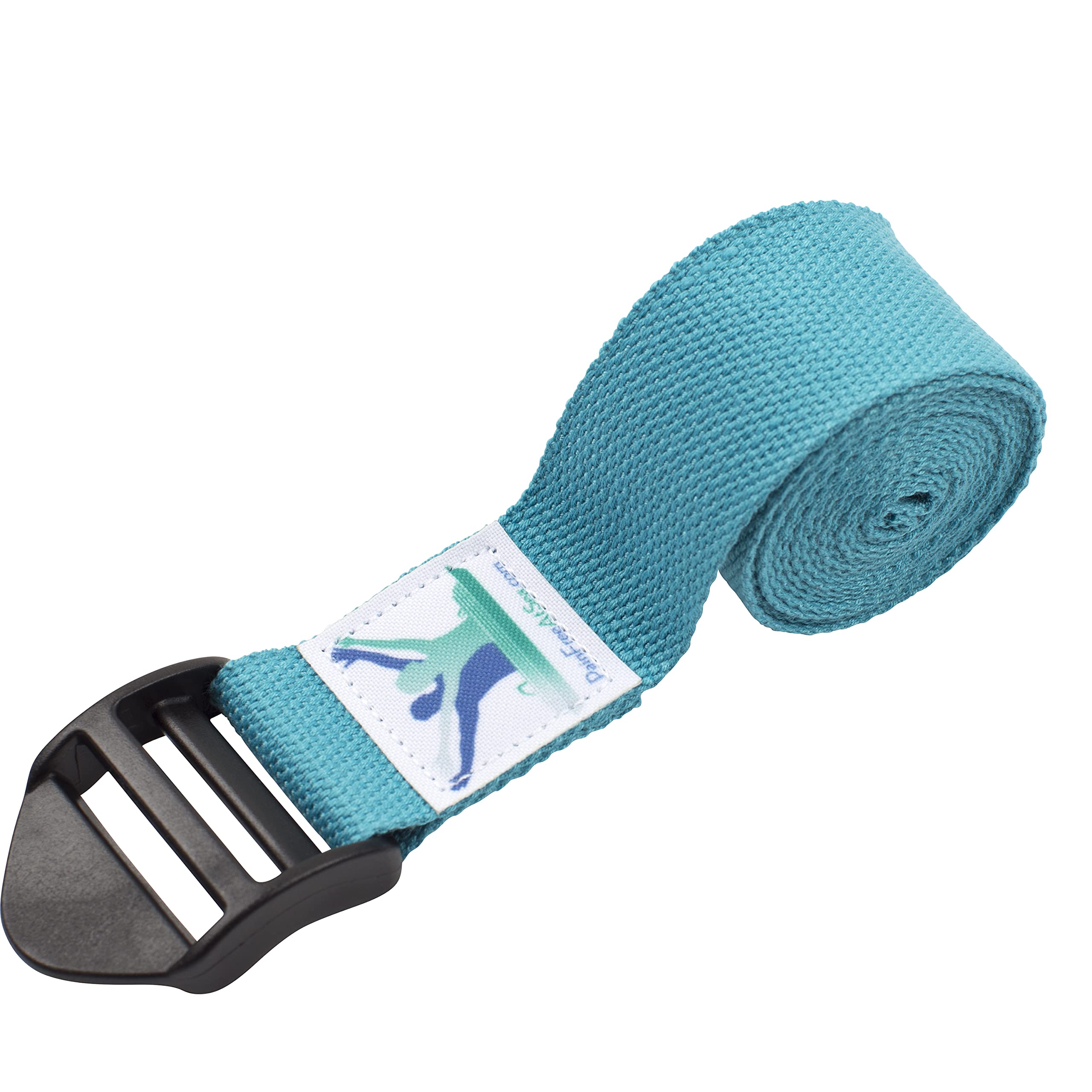 Pain Free-Posture SMALL Foam Block/Pillow & HEALING Aqua Strap/Yoga Belt Bundle-Record-Breaking Improved Egoscue Block- with practical Handle & Zipper- Waterproof- Best Belt with Plastic Strong Buckle