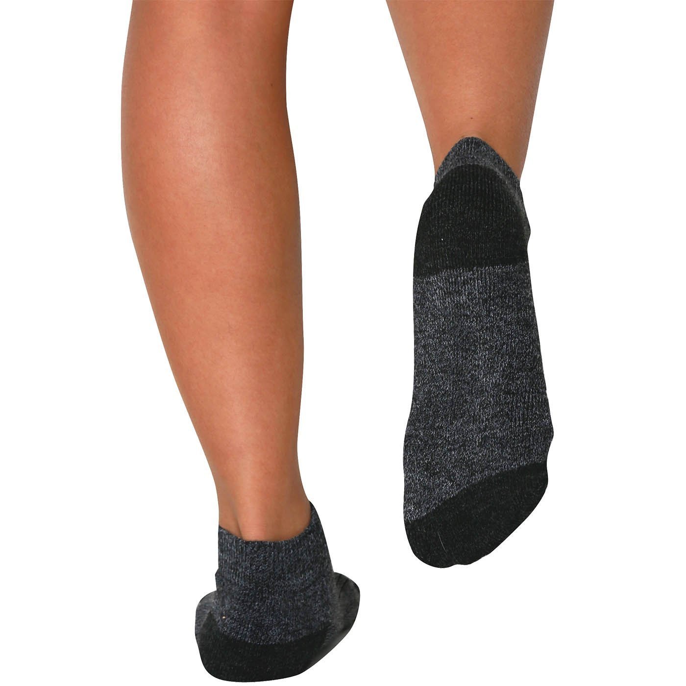 Pure Athlete Walking Socks - Comfortable Padded Walking Socks - Use for Jogging, Running, Working Out (White, Large)