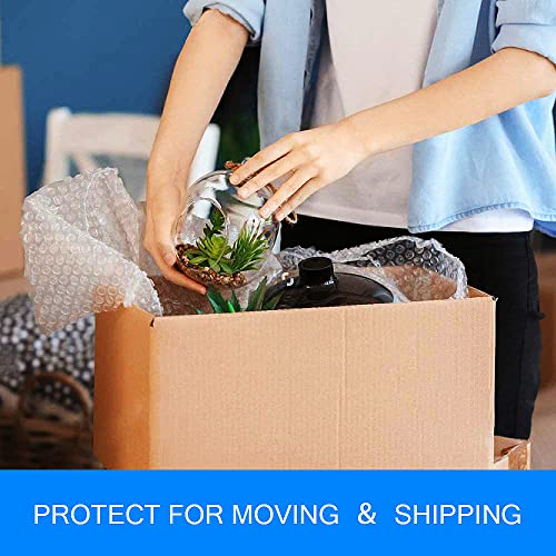 packbabol Bubble Cushioning Wrap Rolls 2-Pack, 12 Inch x 72 Feet 3/16" Air Bubble, Bubble Moving Wrap for Packing, Moving Supplies, Small business