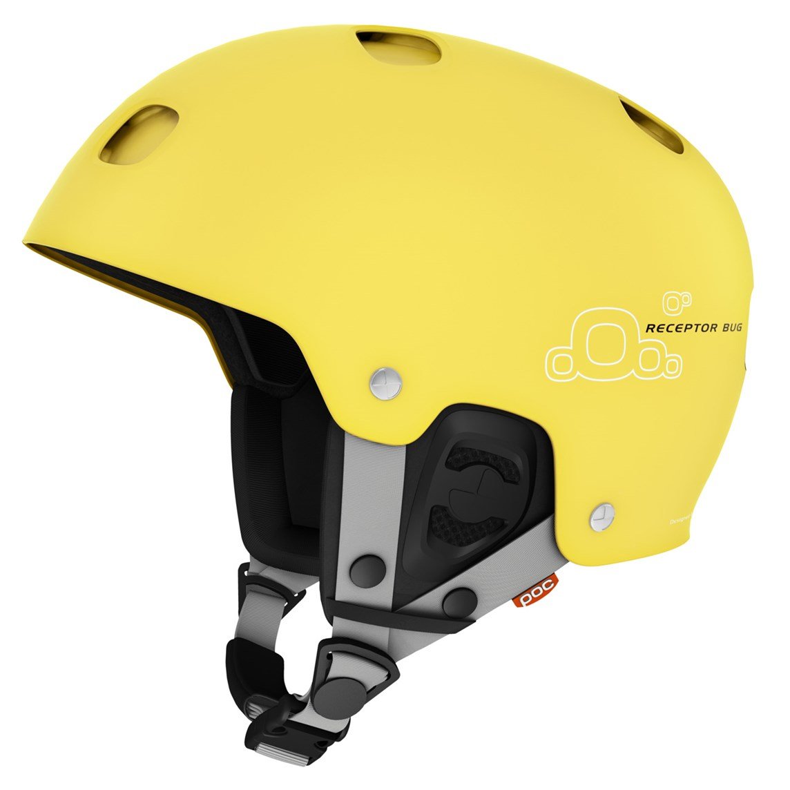 POC Receptor Bug Skiing Helmet, Hexane Yellow, Large