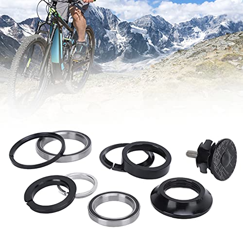 Wene Bicycle Headset, 360° Rotation CNC Technology Bike Double Bearings Headset Integral Sealed for Road Bike