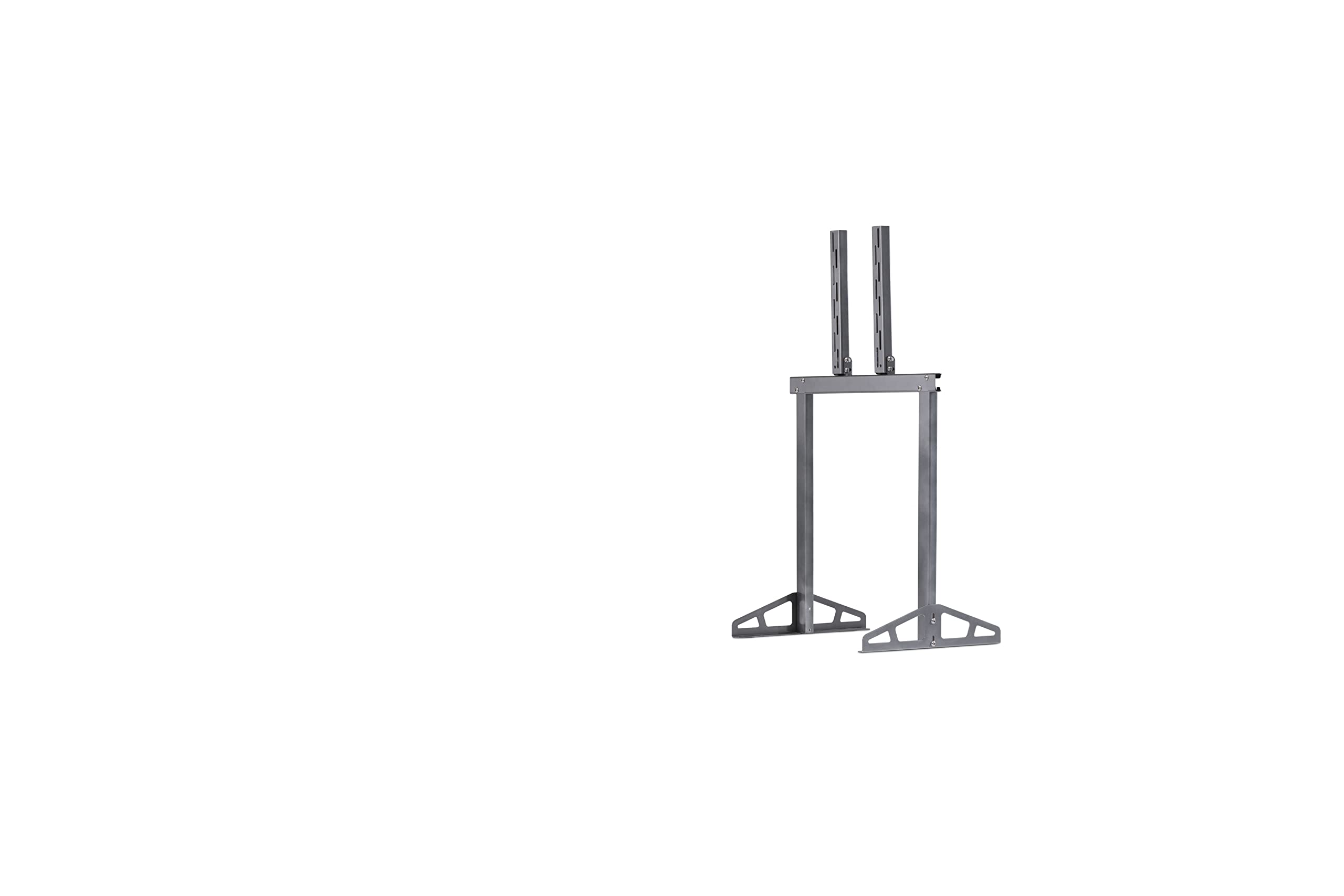 Playseat Floor TV Stand | Single Screen Monitor Mount | Supports Screens from 15 to 65 inches | Curved Screens up to 48 inches | Suitable for TVs & PC Monitors | Adjustable Height & Distance