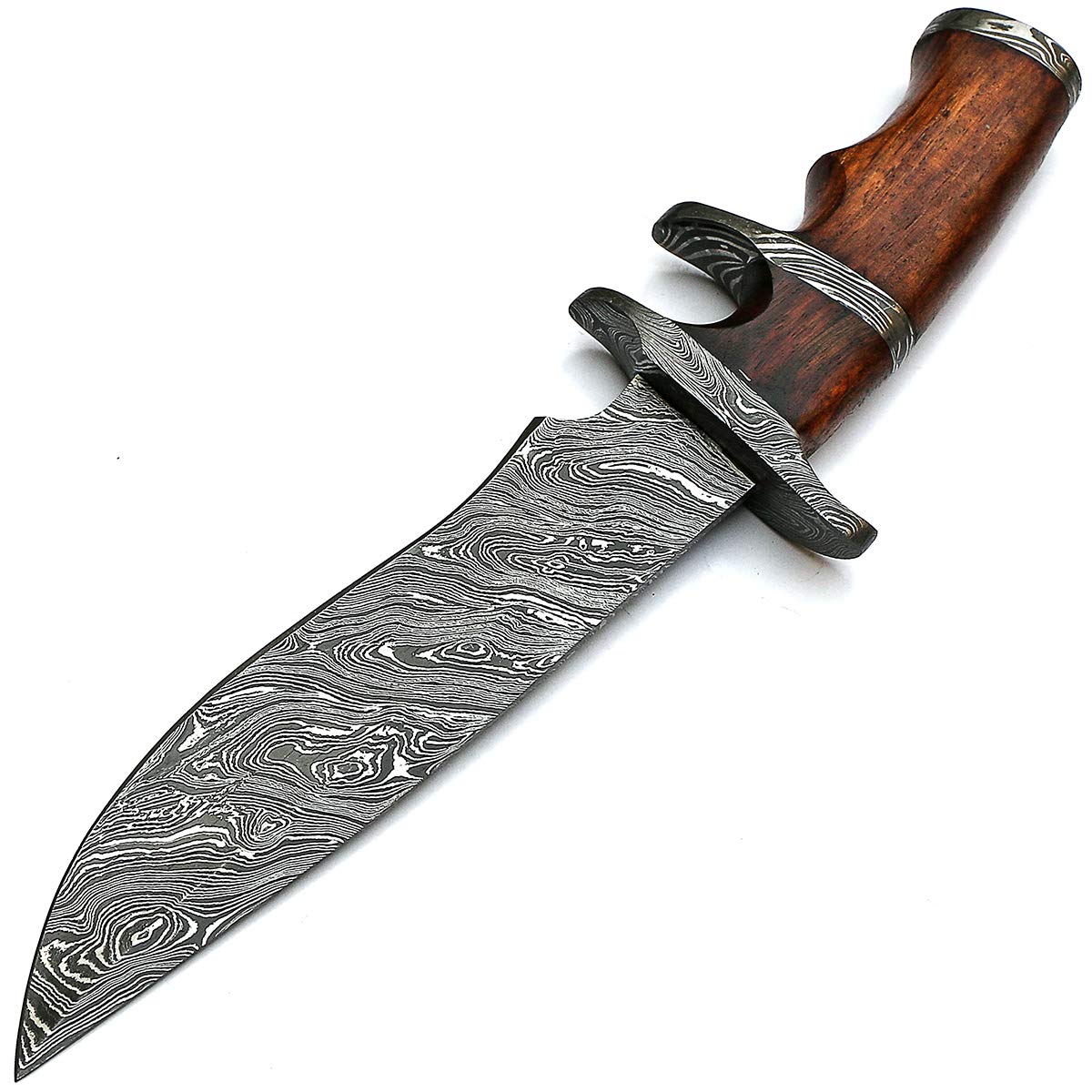 PAL 2000 KNIVES STNG Sub Hilt Handmade Damascus Steel Knife With Sheath 9273
