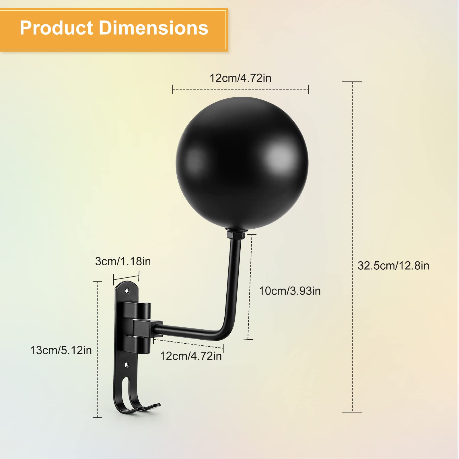 PAHTTO Motorcycle Helmet Holder, Helmet Rack Wall Mount 180 Degree Rotation Helmet Hanger with Double Hook for Coats, Caps, Hats, Motorcycle Accessories