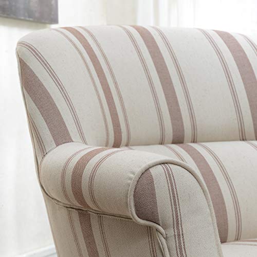 Right2Home Upholstered Cambridge Brick Arm Chair, Multi