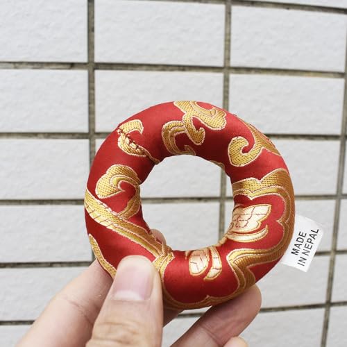 Singing Bowl Cushion Tibetan Bowls Round Pillow Ring Cushion (3.1)