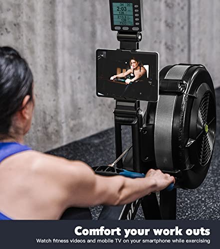 Phone and Tablet Holder for Concept 2 Rowing Machine, Adjustable Tablet Mount Made for C2 Model C&D Rower ONLY, Compatible with Tablets & Phones & iPad Up to 11β Screen Size