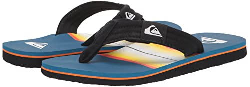 Quiksilver Men's Molokai Layback Flip Flop Sandal, Blue 4, 10