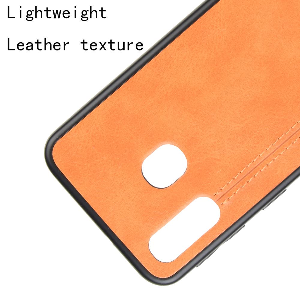 Phone Case for Samsung Galaxy A40, Case for Samsung Galaxy A40 Cow-Like PU Leather Style Protector Cover, Non-Slip Shockproof Cover for Samsung Galaxy A40 Case