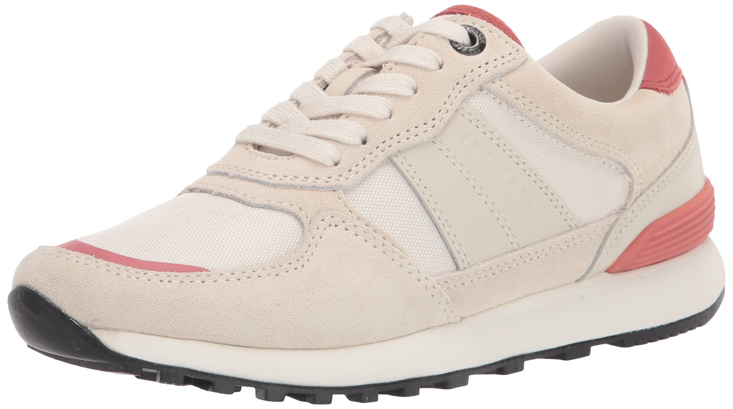 Ted Baker Women's EEDAN Sneaker, Cream, 7