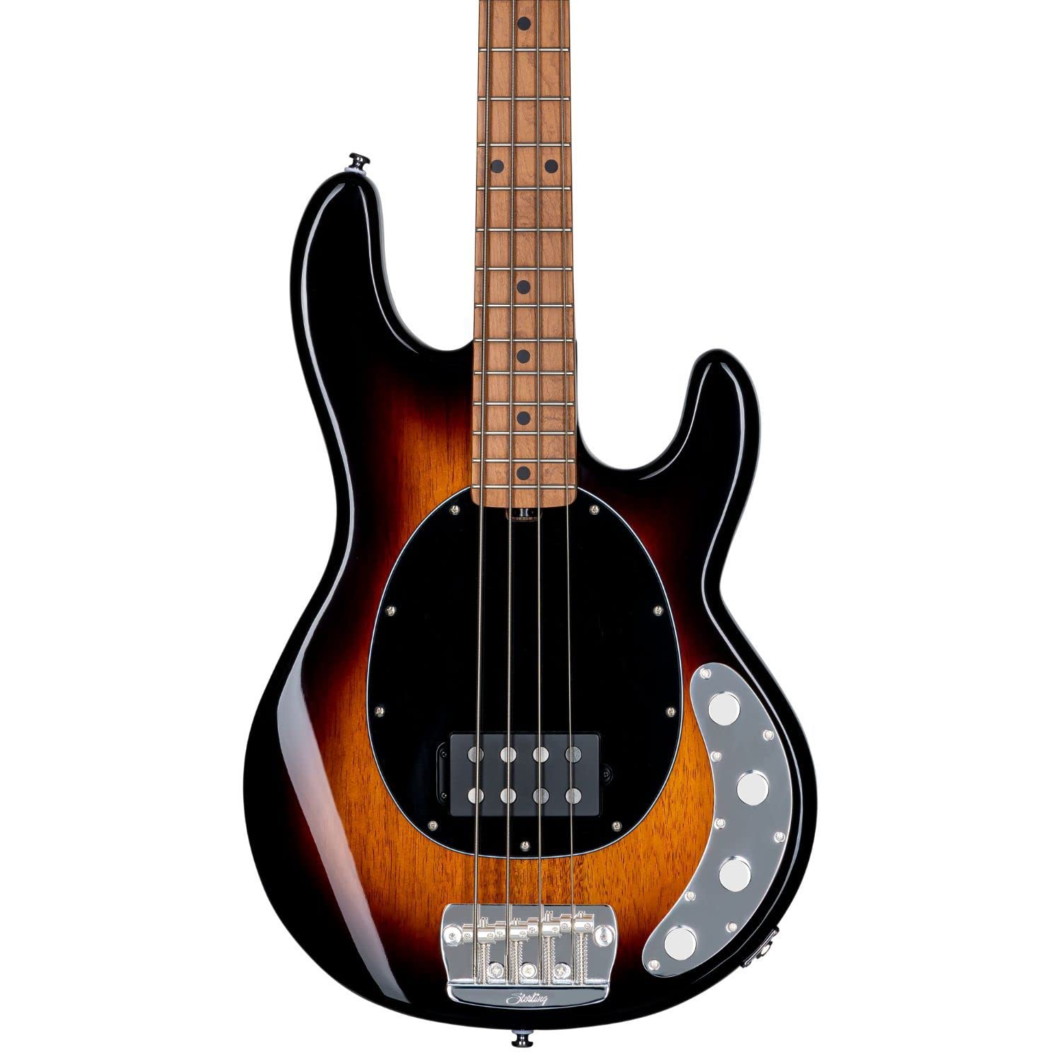 Sterling by Music Man 4 String Bass Guitar, Right, Vintage Sunburst (RAY34-VSB-M2)