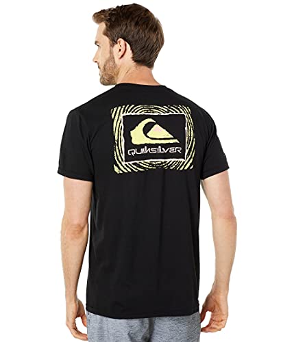 Quiksilver Return to The Moon Square Short Sleeve Tee Black SM