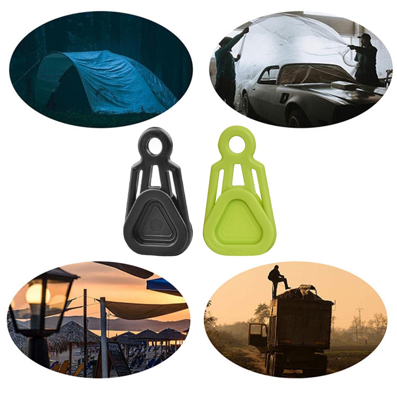 Tarp Clips Heavy Duty Lock Grip, Tent Plastic Clip Without Damaging A Hole, 1pc/10pcs Canvas Tie Down Clips for Outdoor Camping, Tent, Awning, Banner, Cover, Tarps,Pool and Plastic Sheeting