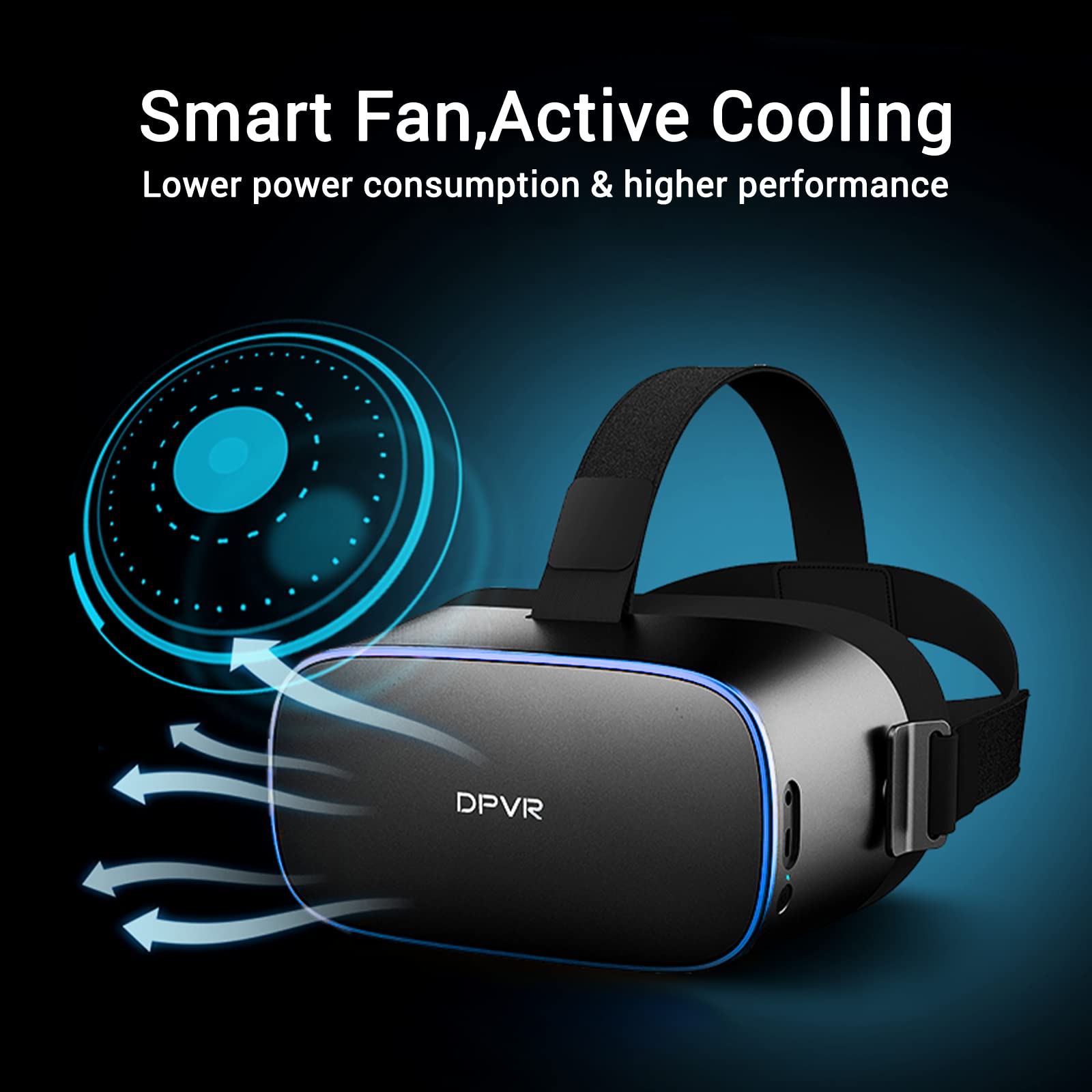 Standalone VR Headset All in One Virtual Reality DPVR P1 Ultra 4K Snapdragon 845 Chip