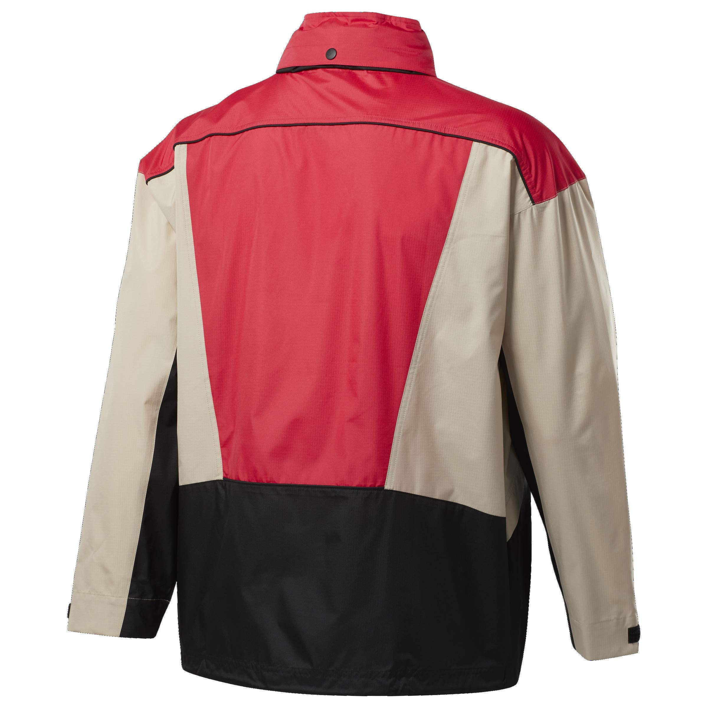 Reebok Classic Trail Jacket, Light Sand/Rose red, X-Large