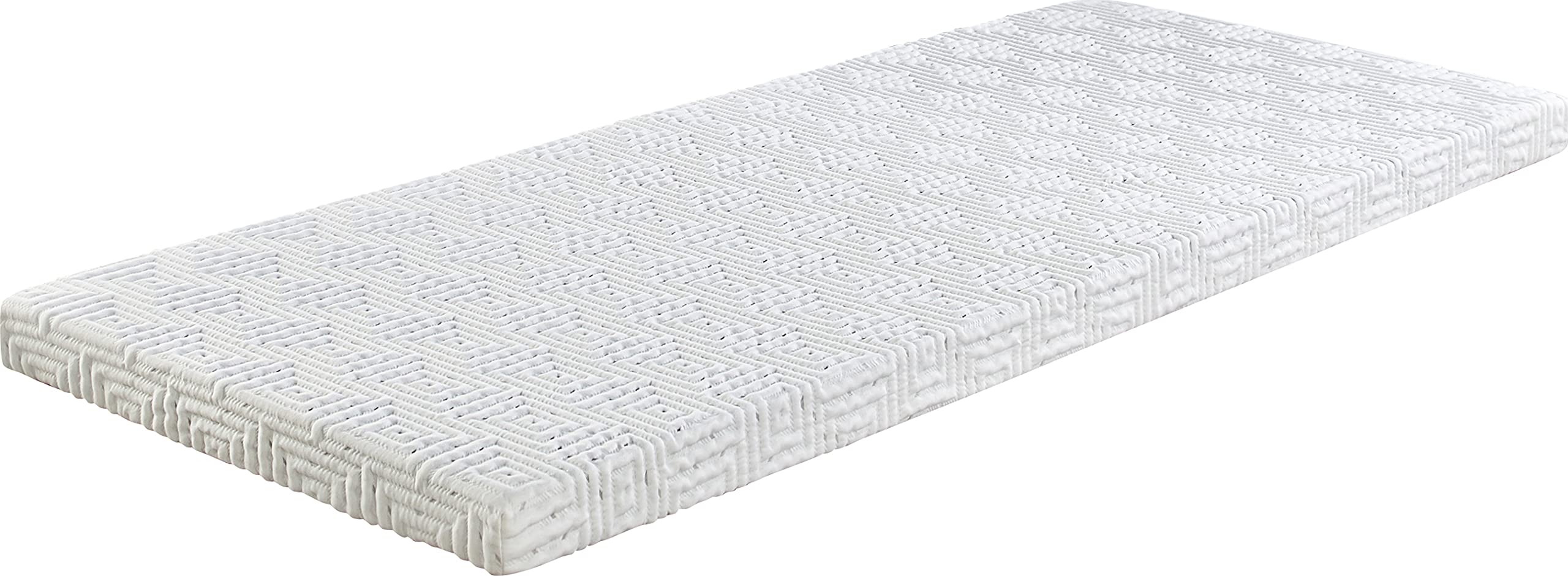 Simmons Siesta Gel Foam Lounger: Roll-Up Guest Topper/Floor Mat, 2" Single,Twin