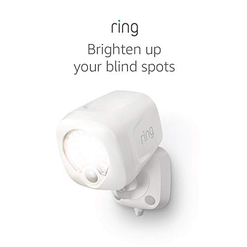 Ring Smart Lighting β Spotlight, Battery-Powered, Outdoor Motion-Sensor Security Light, White (Bridge required)