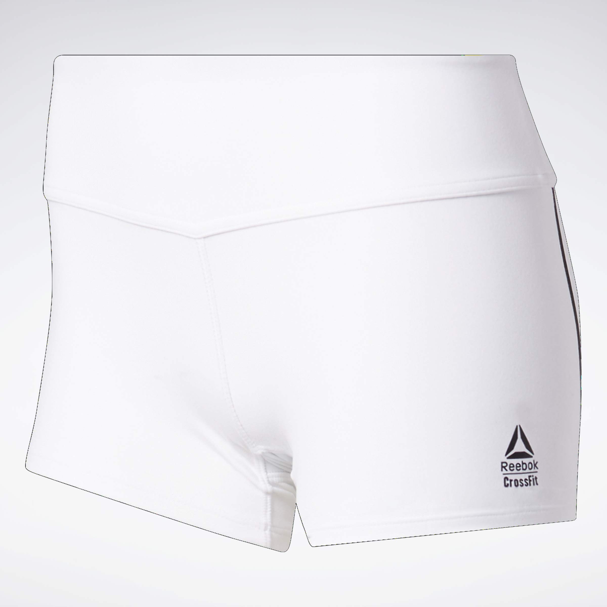 Reebok Crossfit Chase Bootie Short, White, X-Small