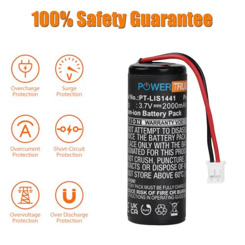 PowerTrust LIS1441 Battery for Sony CECH-ZCM1U Playstation Move Motion Controller PS3 Move 4-168-108-01 4-195-094-02 LIP1450