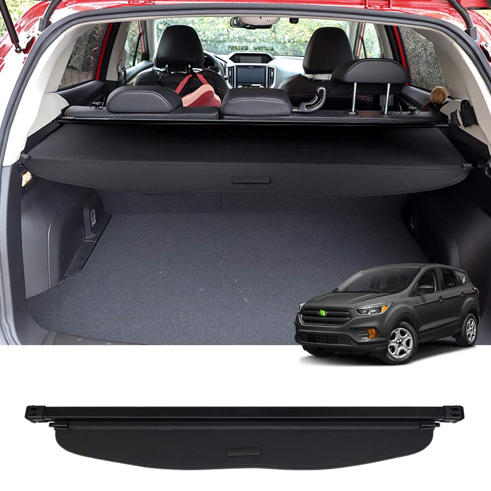 Powerty Compatible with Cargo Cover Subaru Crosstrek and Impreza 2018-2023 Accessories Rear Trunk Security Cover Retractable Trunk Cover Shielding Shade (Not Fit for Plug-in and Hybrid Models)