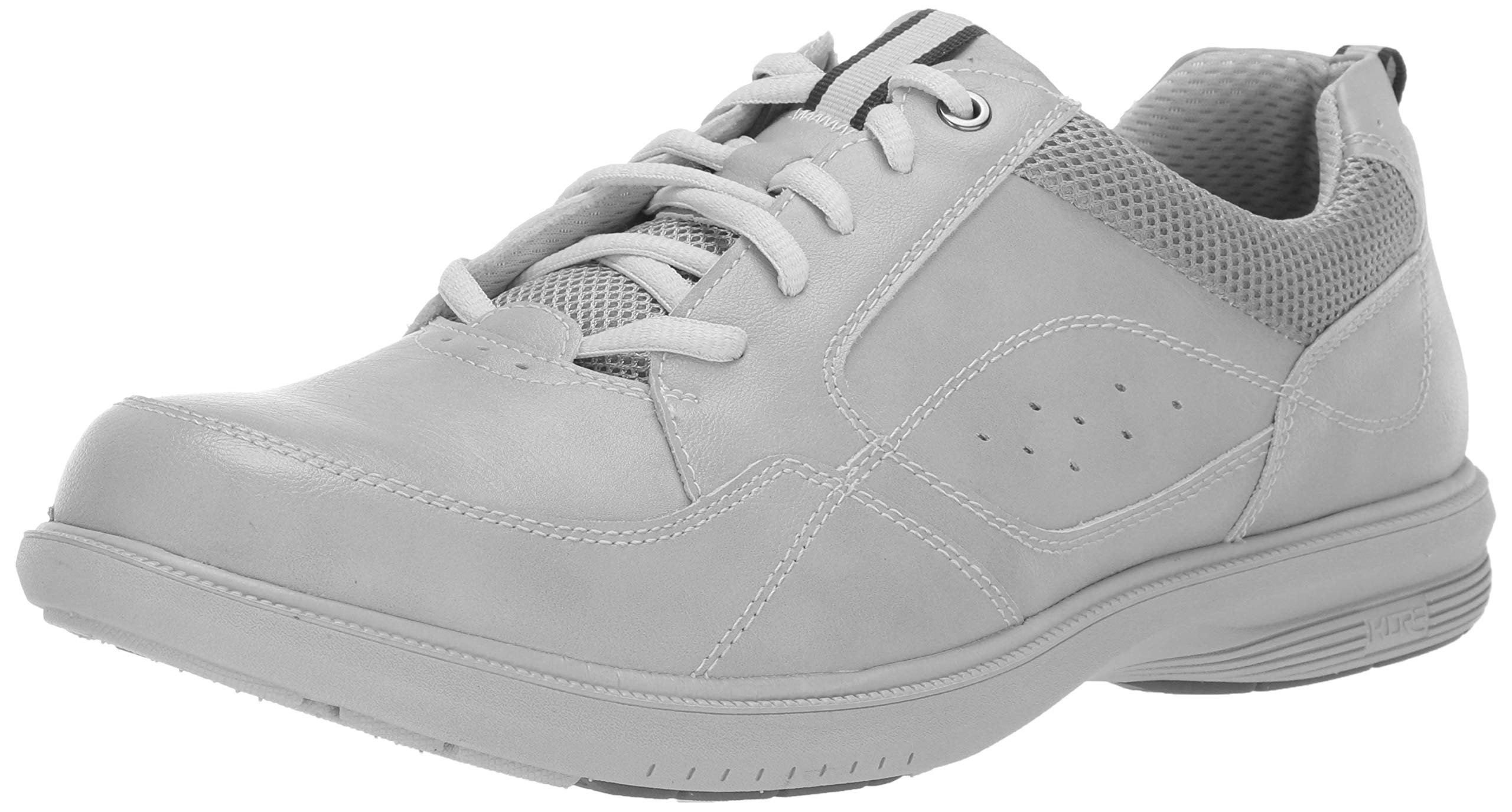 Nunn Bush Men's KORE Walk Moccasin Toe Lace Up Oxford Shoe, Bone, 9
