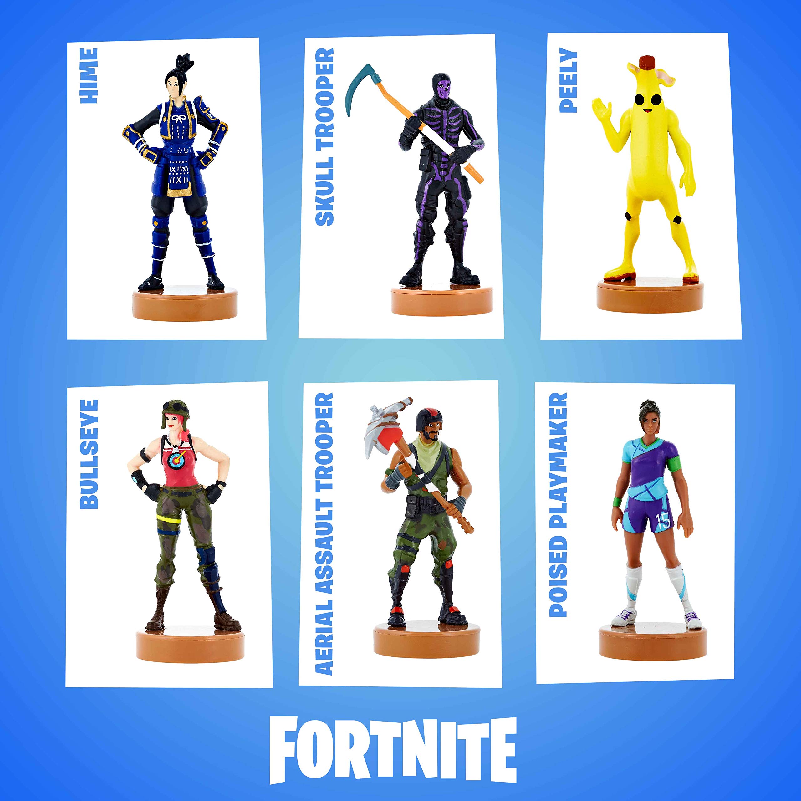 P.M.I. Fortnite Toys - Authentic Action Figures with Stamp, 12 Pack Deluxe Box β Elite Agent, Scratch & Other Popular Fornite Battle Royale Characters β Series 3 Collection for Boys & Girls (2-A)