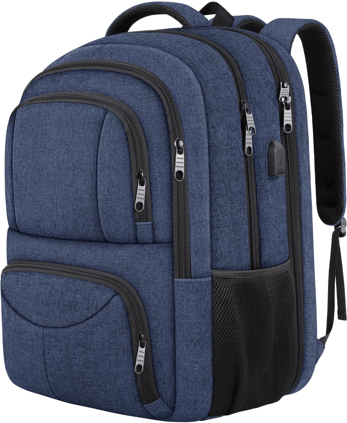 Seedato Extra Large Backpack, Large Travel Laptop Backpack, Big Backpack TSA Friendly Airline Approved 17 Inch Laptop, Anti Theft Business Work Backpack Gifts for Men Women, Black