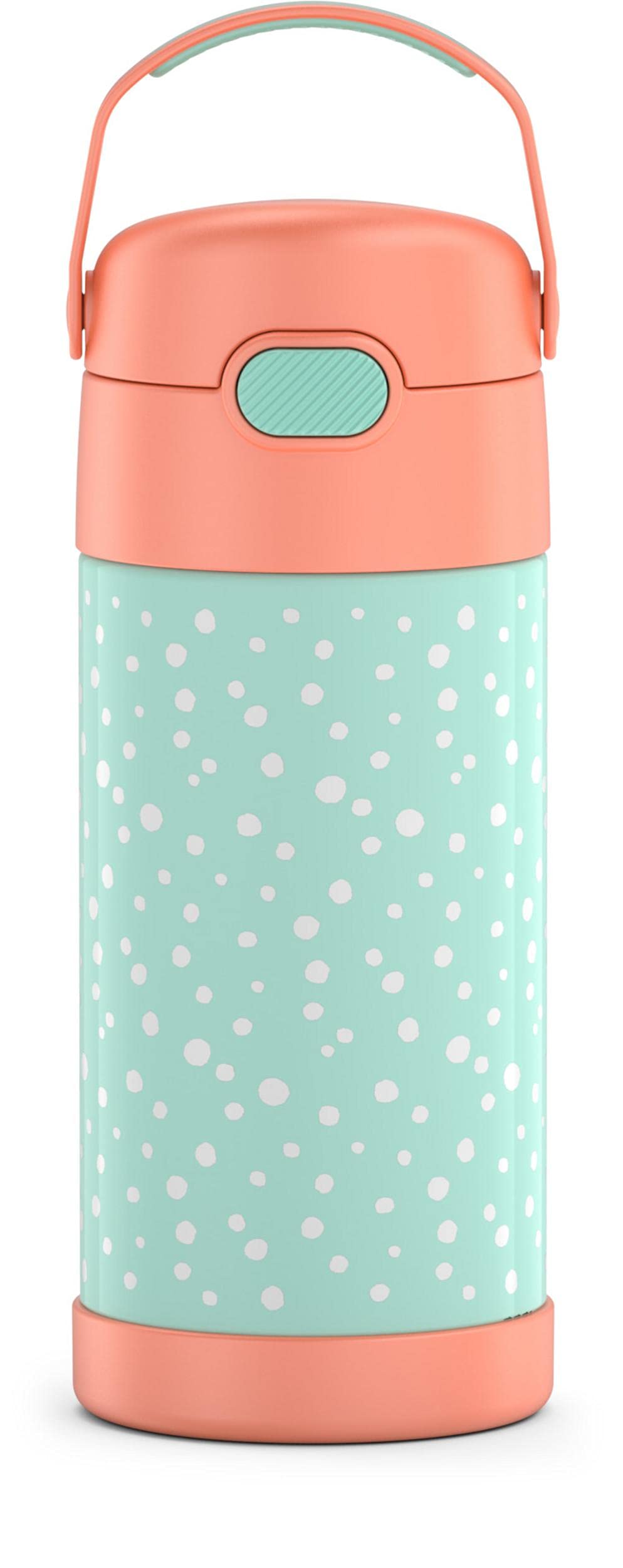 THERMOS FUNTAINER 12 Ounce Stainless Steel Kids Bottle, Pastel Delight