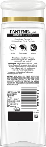 Pantene Sheer Volume Shampoo 12.6 Fl Oz