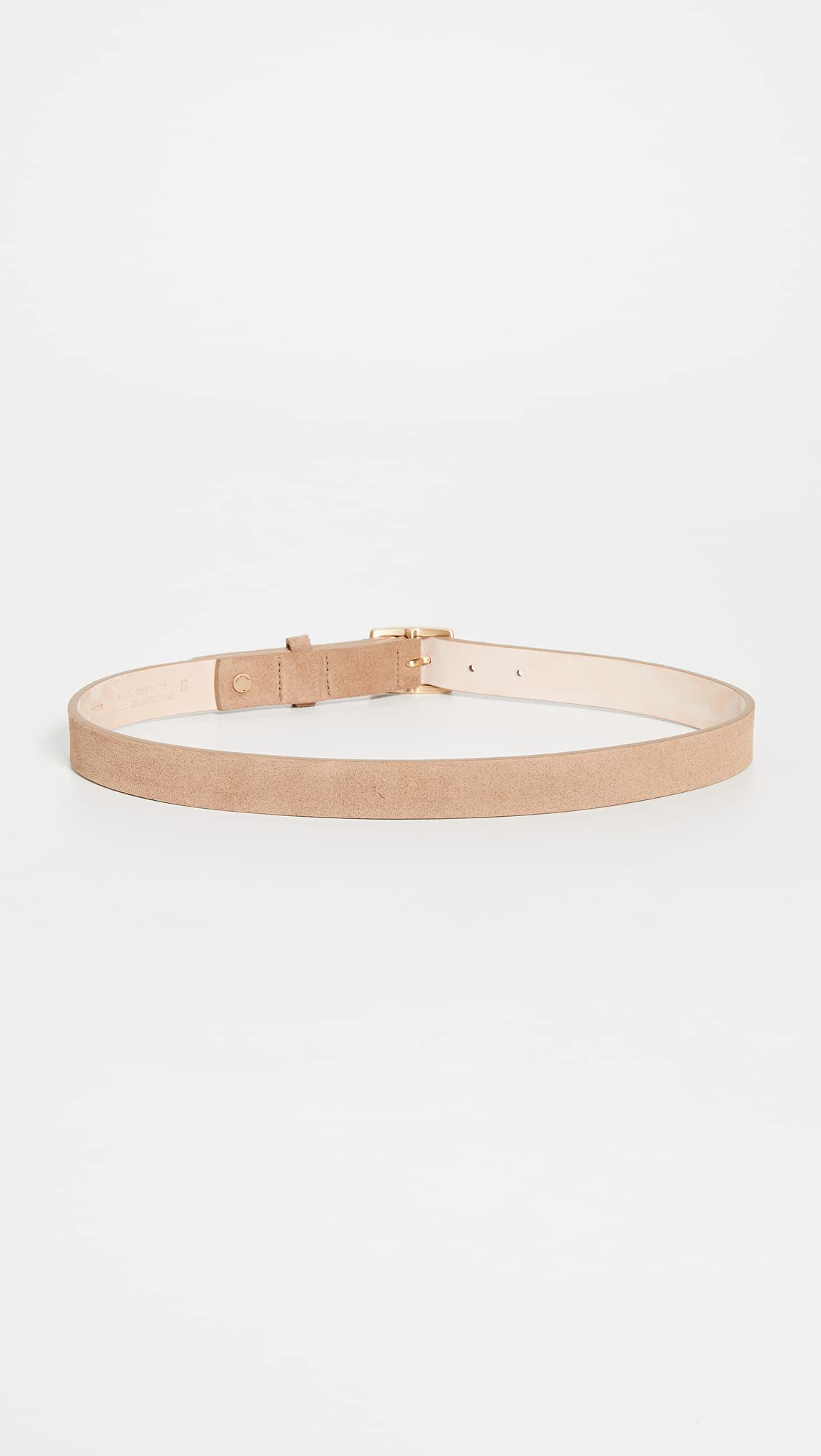 Rag & Bone Women's Baby Boyfriend Belt, Camel, M