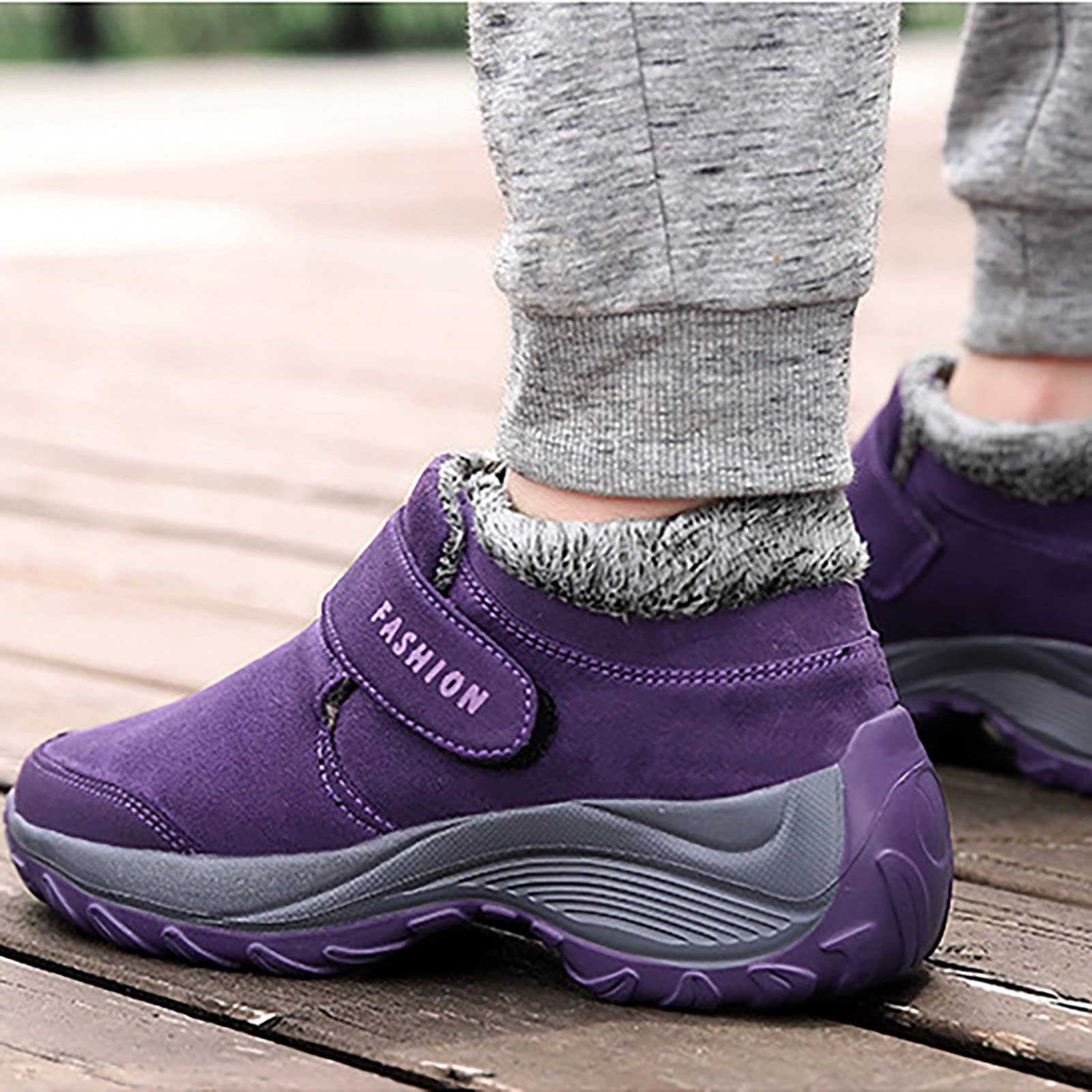Vol Women Outdoor Sports Climbing Hiking Shoes Thigh High Boots