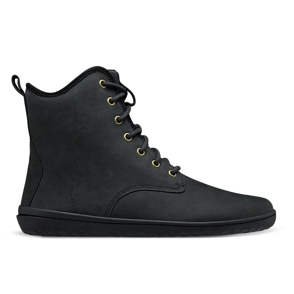 Vivobarefoot Mens Scott III Leather Obsidian Boots 7 US