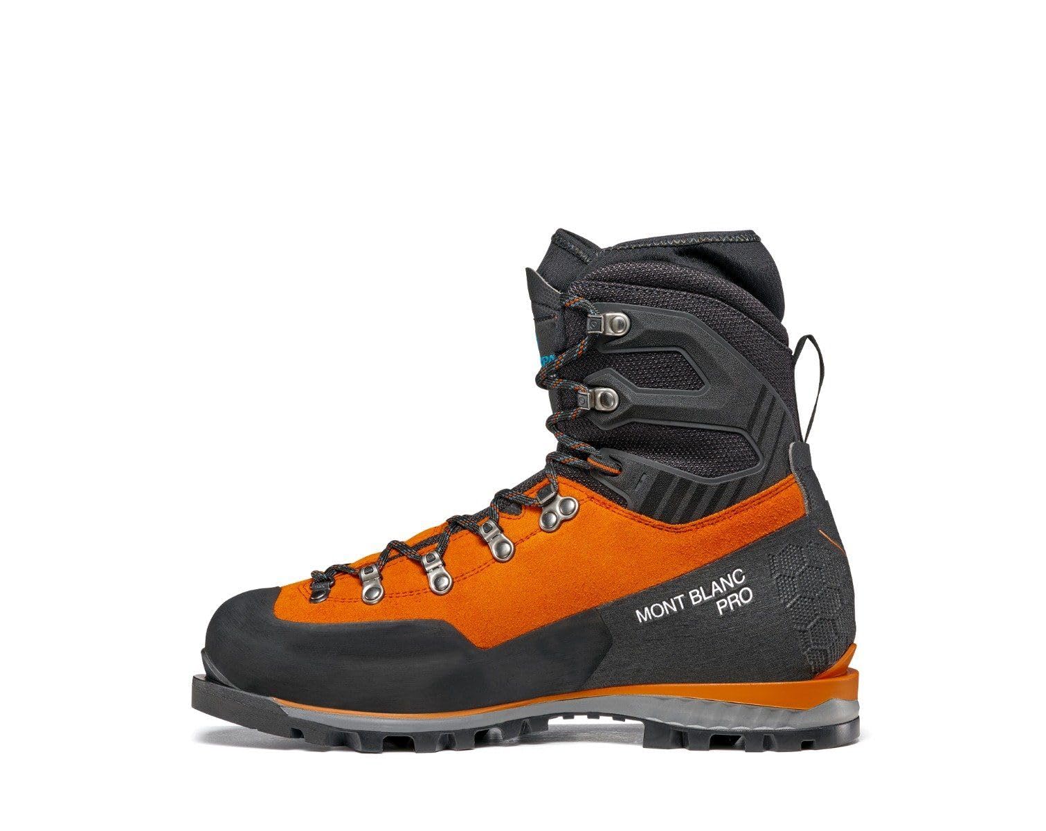 SCARPA Men's Mont Blanc Pro GTX Waterproof Gore-Tex Boots for Hiking and Mountaineering - Tonic - 9.5-10