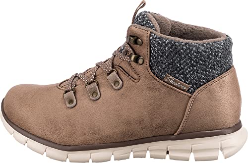 Skechers Women's Walking Boot Hiking, Taupe, 6
