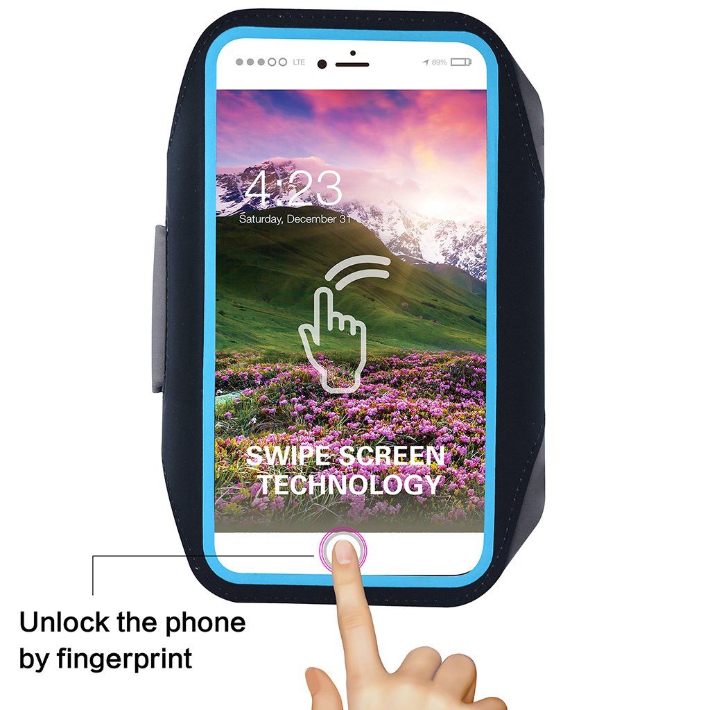 Running Cell Phone Holder Armband Sports Arm Bands for iPhone 8 Plus 11 Pro Max XS Max Samsung Galaxy S21 FE S22+ S9+ S10 Plus A51 A50 A10s Google Pixel 6 5a 5G 3XL Gym Workout Exercise Sleeve