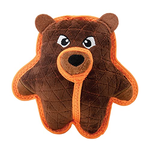 Outward Hound Xtreme Seamz Bear Squeaky Plush Dog Toy - Reinforced Dense Stuffing Plush Toy